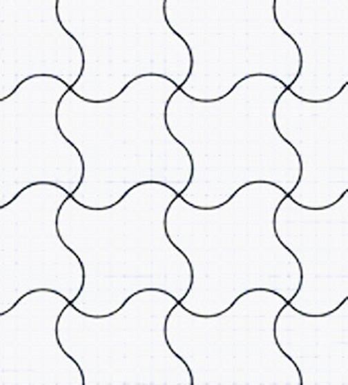 Barbara Brackman's MATERIAL CULTURE: Tessellations 9: Curved Shapes
