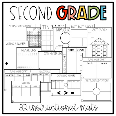 Second Grade Guided Math Student Binder | The Lemonade Stand