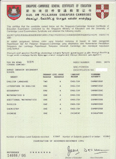 GCE "O" Levels