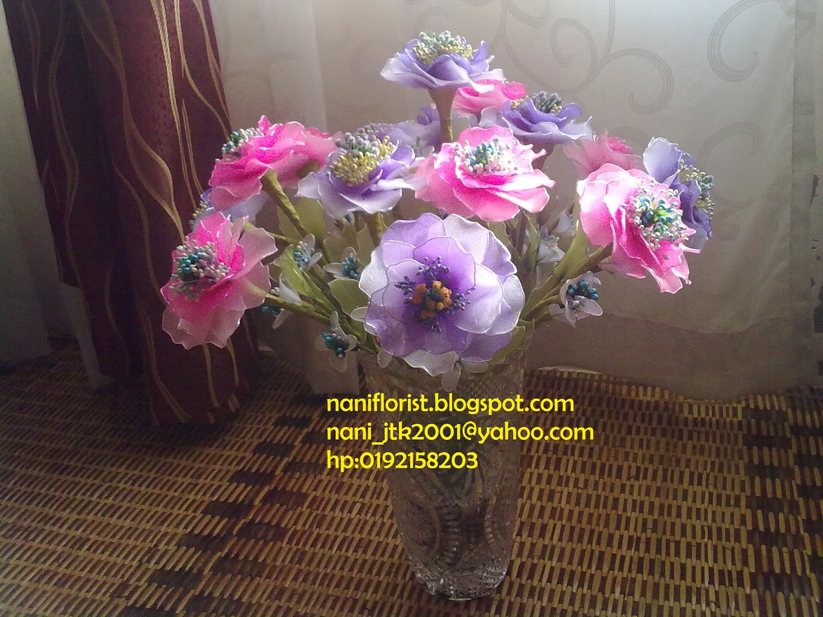 Nani Florist: BUNGA STOKIN KEKWA PINK PURLE