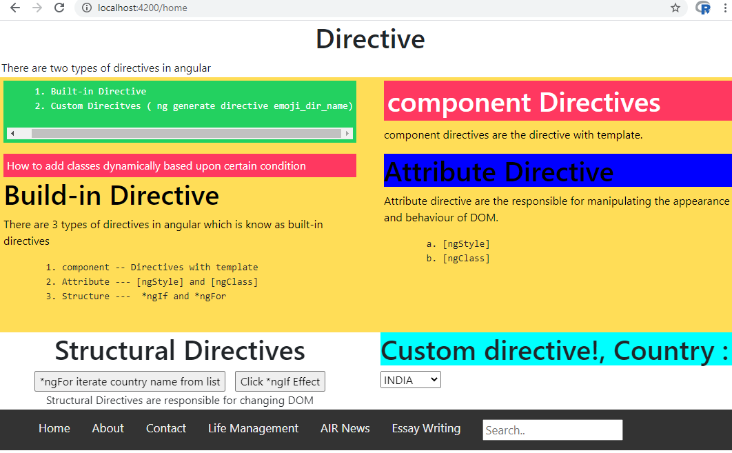 Learn Directive Types with Code