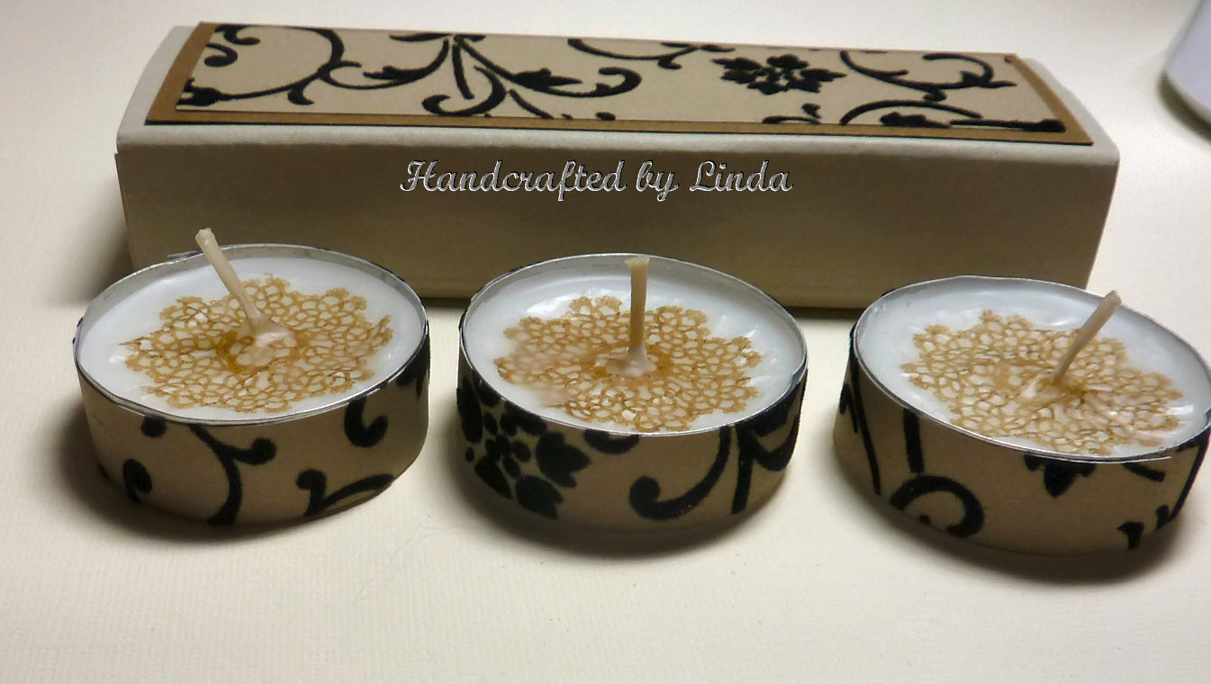 Cut it, Stamp it, Stick it: Tea light Boxes using Mocha Morning papers