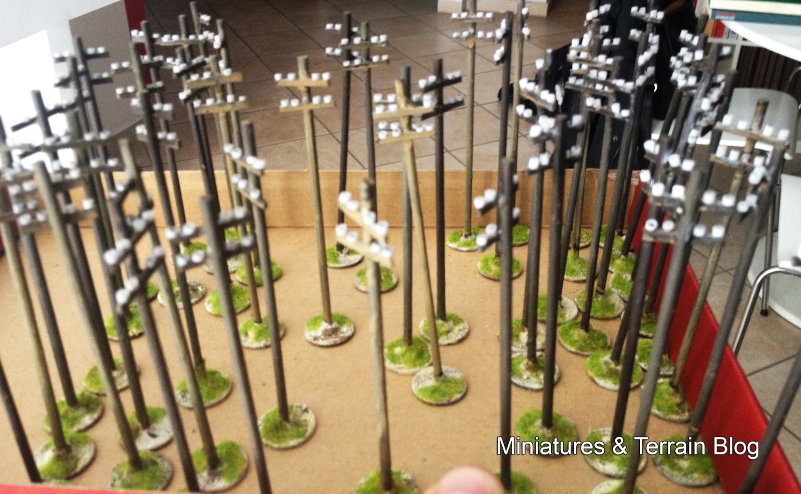 Miniatures & Terrain: Telegraph Poles