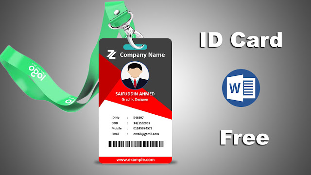 How To Make Staff Identity Card Template Design In Microsoft Word The Graphic Home How To Make Staff Identity Card Template Design In Microsoft Word The Graphic Home