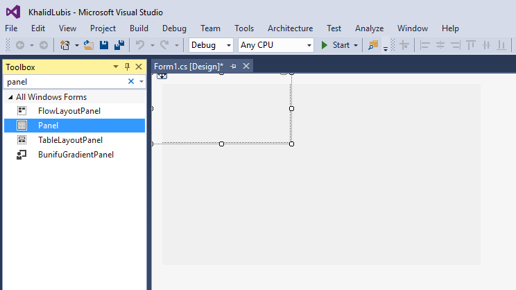 Flat Design WinForm C#/VB.Net Menggunakan Visual Studio - Pemuda Teknologi