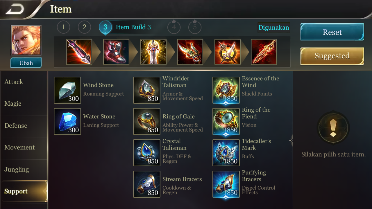 Tips dan Trik Cara memilih Item Support di AOV (Arena Of Valor) - Serba ...