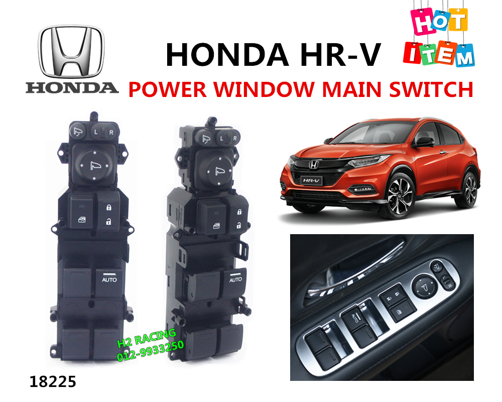 Car Accessories: HONDA HR-V POWER WINDOW MAIN SWITCH