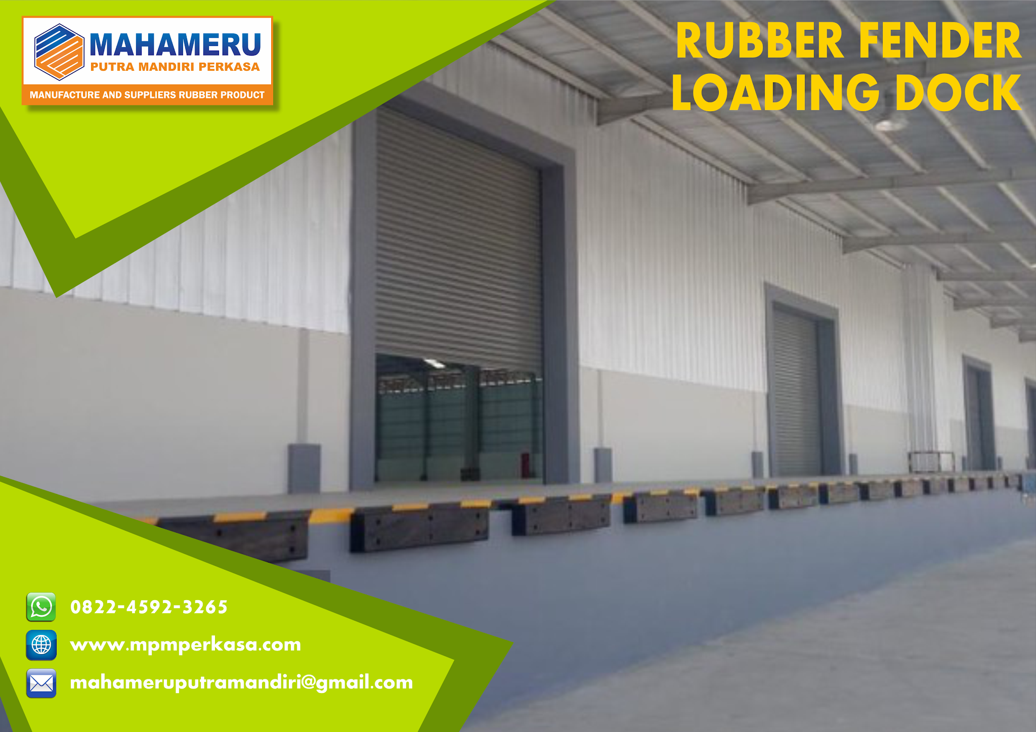 Rubber Bumper Loading Dock tipe Square