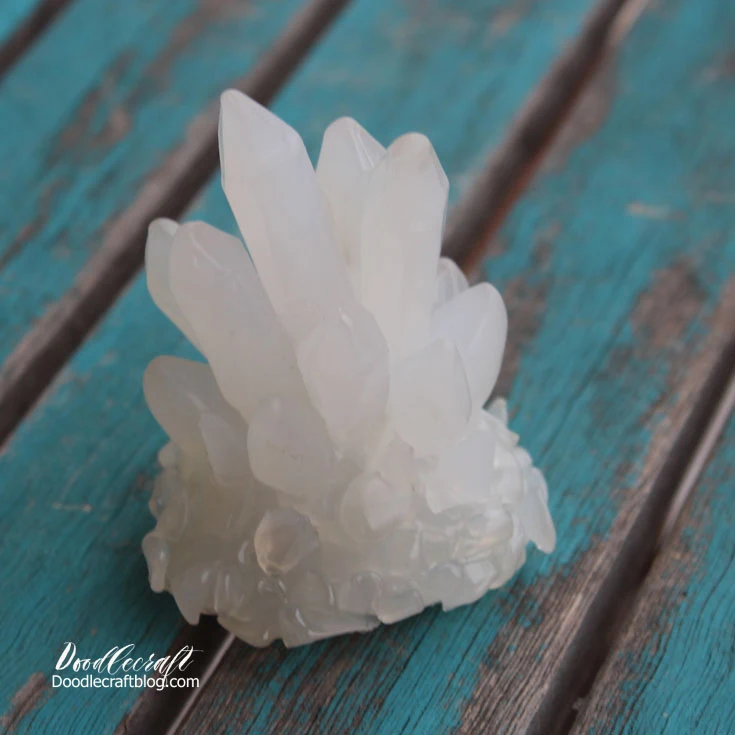 Crystal Cluster Light DIY