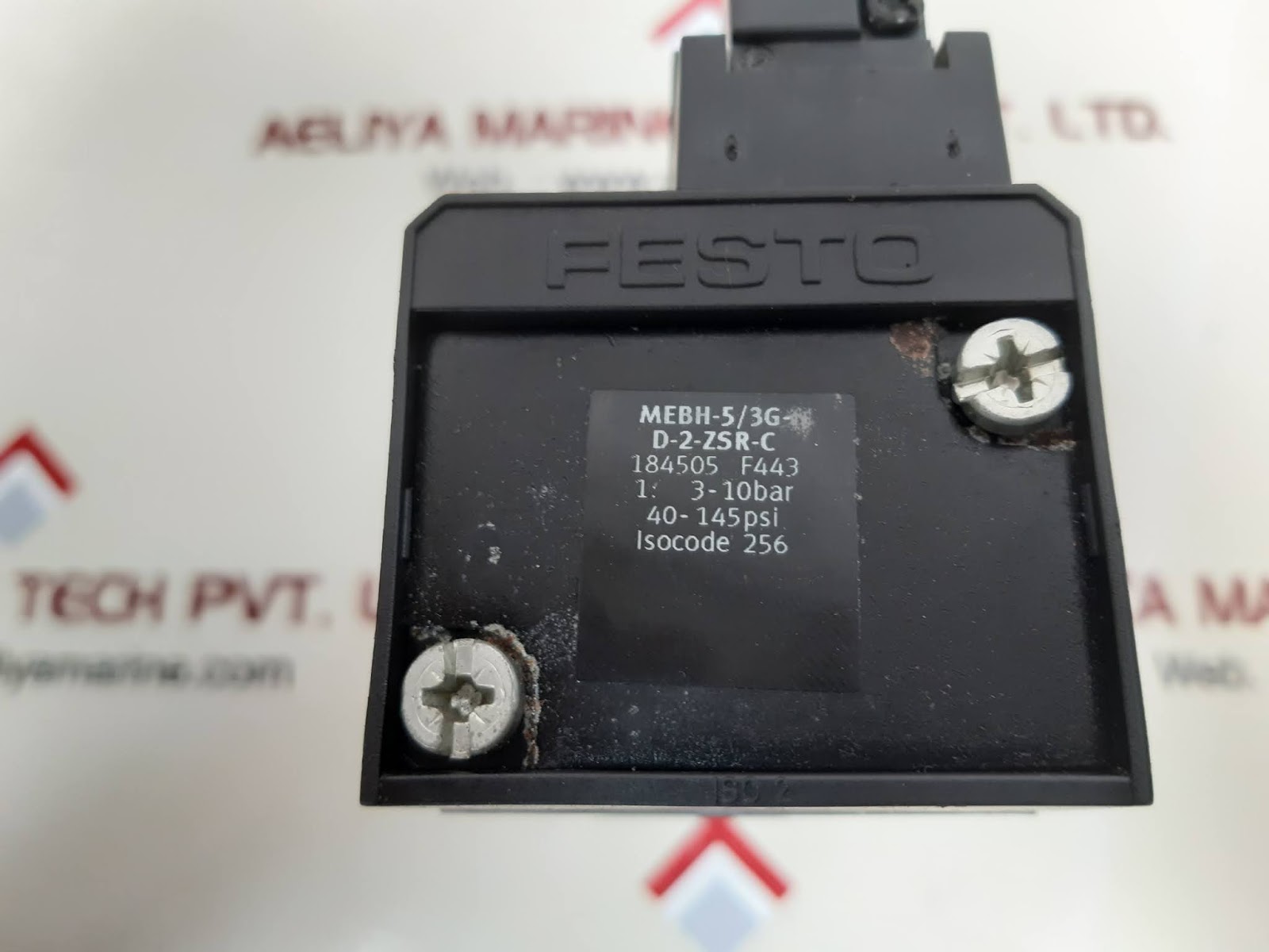 FESTO MEBH-5/3G-D-2-ZSR-C SOLENOID VALVE - Aeliya Marine