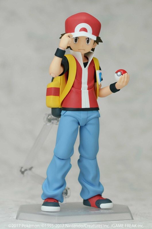 Prototipo pintado de la figma de Red de Pokémon por Good Smile Company ...