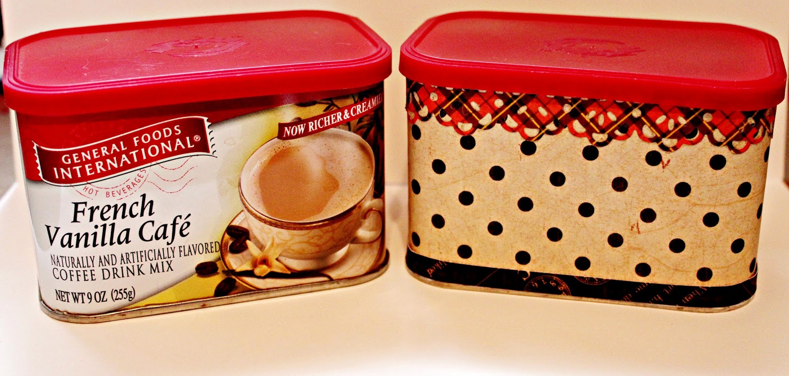 Pam Bray Designs: A Girl with Flair: ABC Primer Upcycle Instant Coffee ...