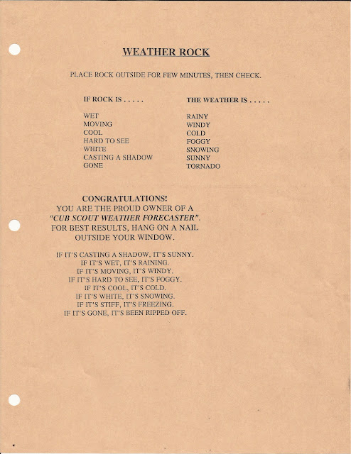 My Stuff Room / Galore-ious Stuff: Weather Rock