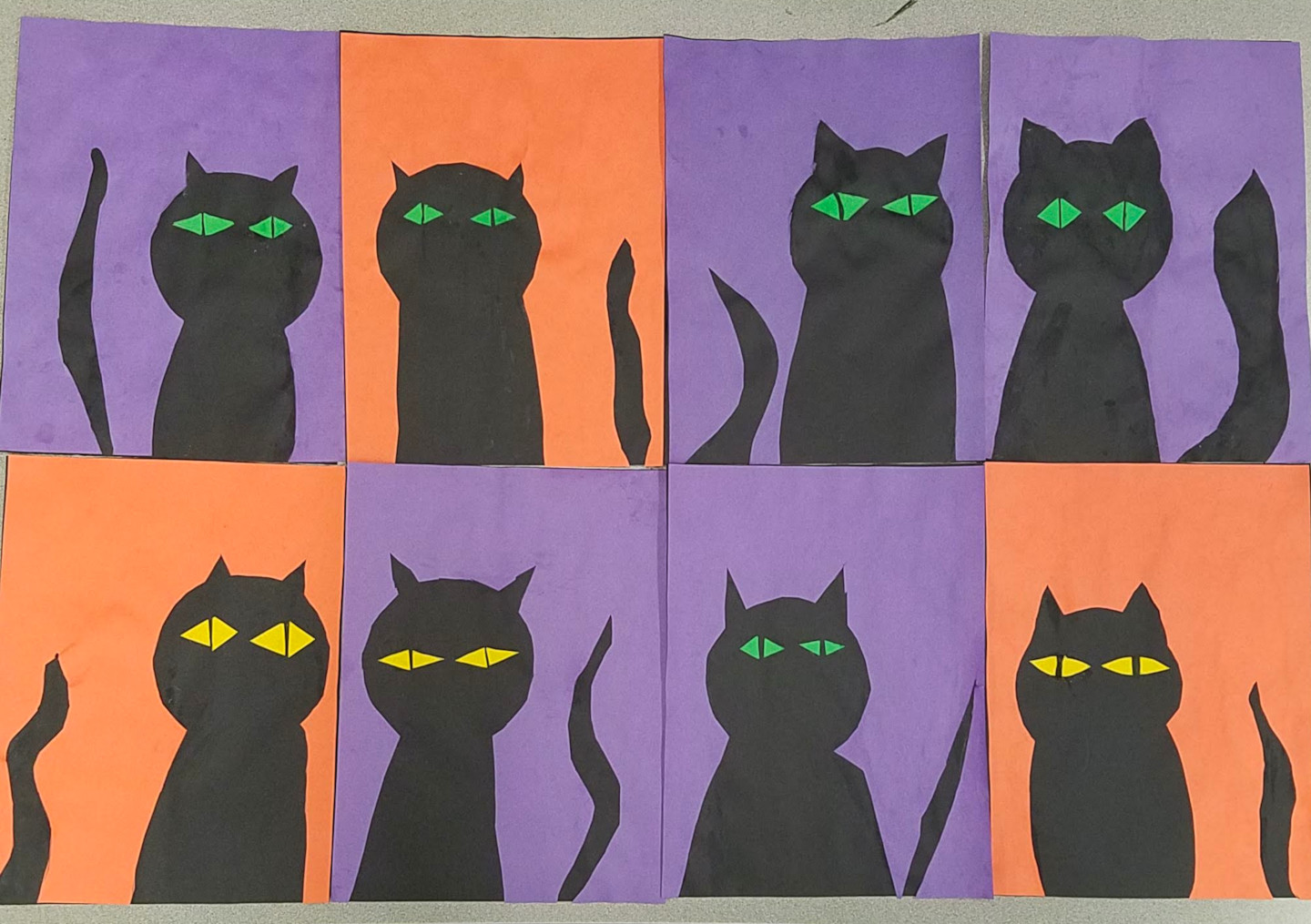 Mrs. Pearce's Art Room : Positive / Negative Cats