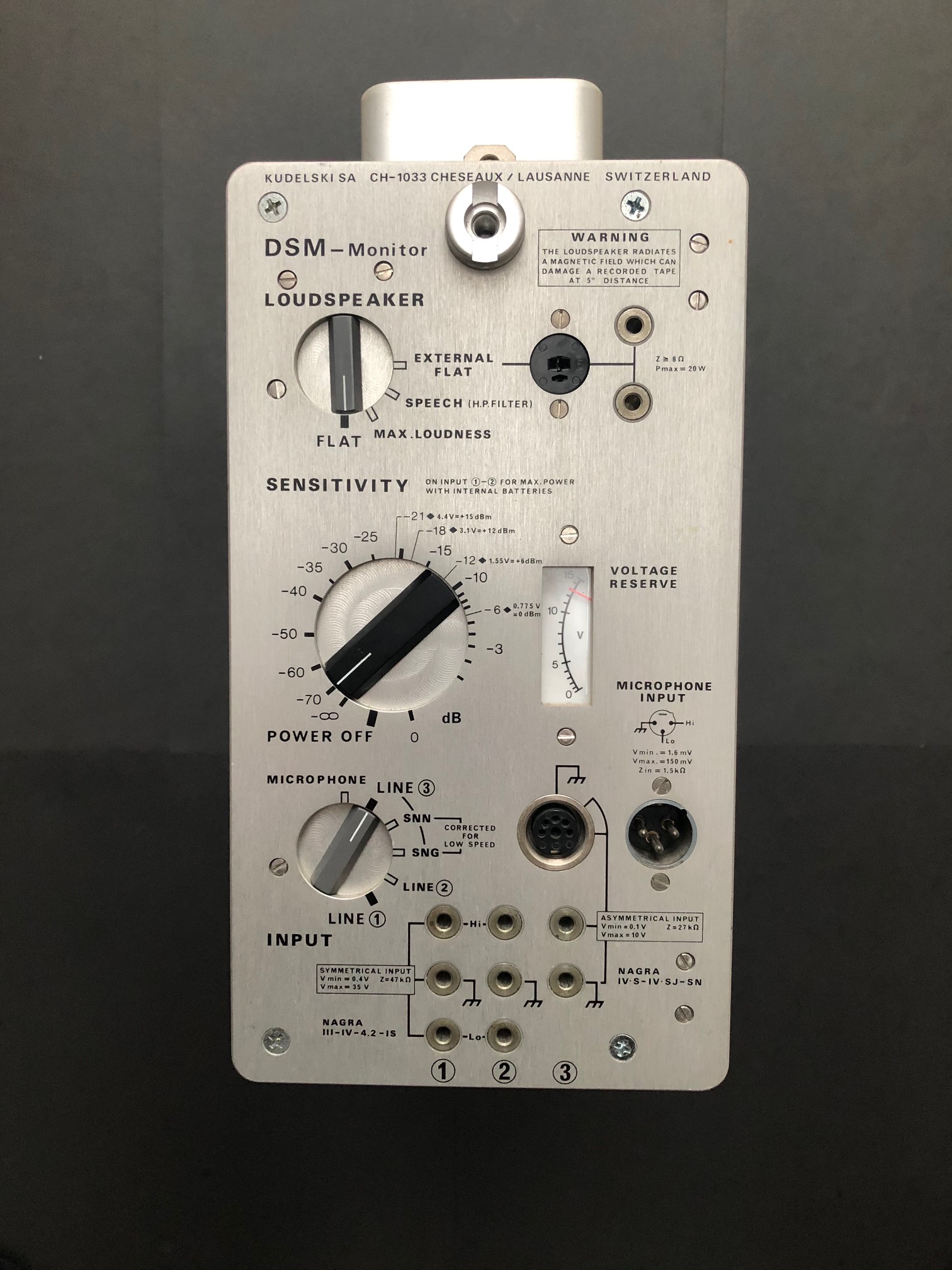 聲音的無上幻覺: Nagra field monitor DSM pair