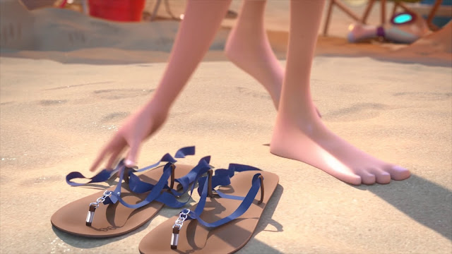 Anime Feet: CG Beach Short: Indice 50 (Mega-Post)