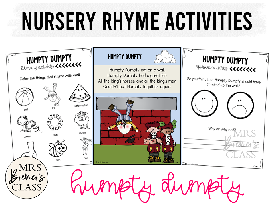 Nursery Rhymes and Nursery Rhyme Olympics! | Mrs. Bremer's Class