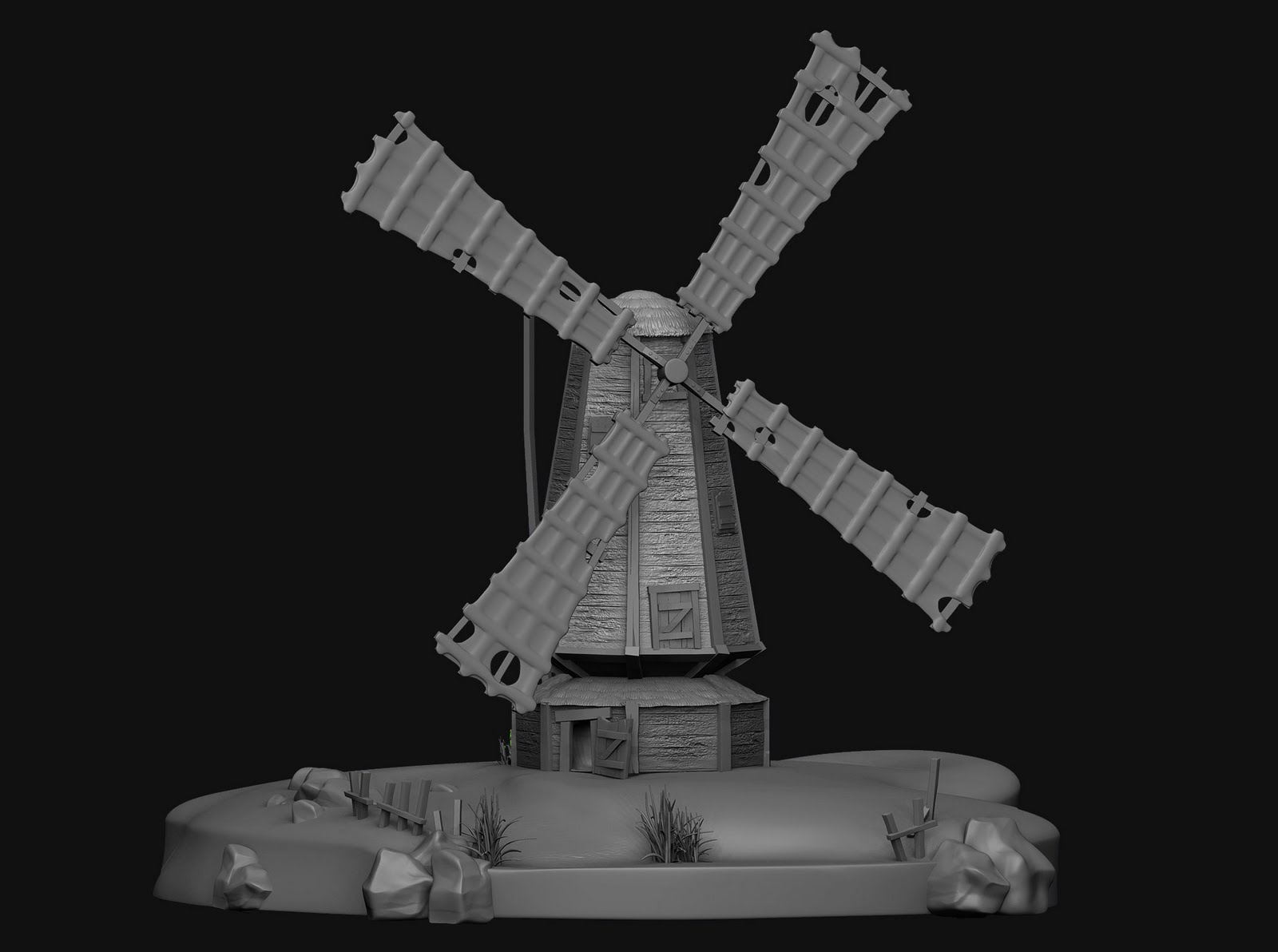 p. harutnian - CG Modeling/Rapid Prototyping: Old Mill