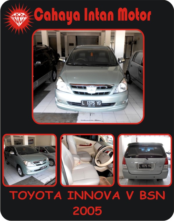Showroom Mobil Surabaya : Toyota Innova V 2005 Light Green Surabaya