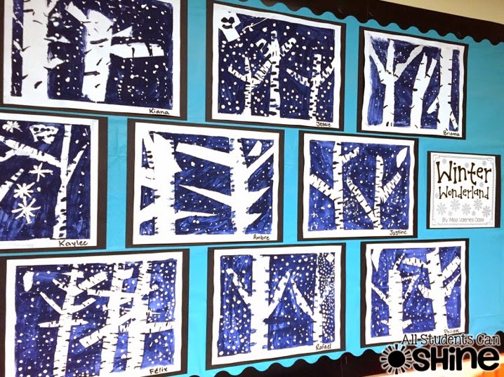 Winter Art Projects - All Students Can Shine