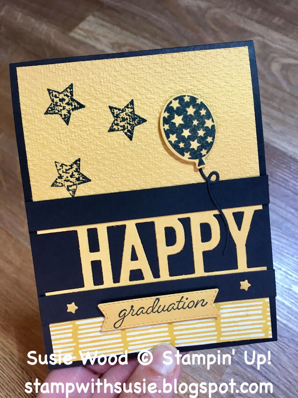 Stamp with Susie: A graduation card using the So Much Happy Bundle!
