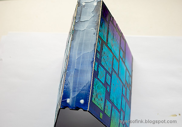 Layers of ink: Foil and Stencil Album Tutorial