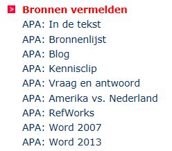 The APA-Team: “APA: Citeren en parafraseren” nu “APA: In de tekst”
