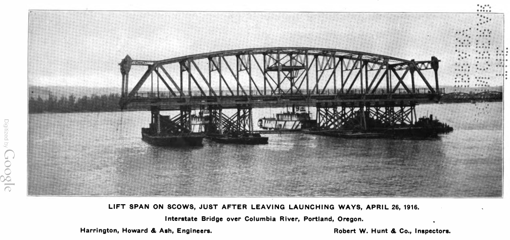 Industrial History: The I-5 Bridges over the Columbia River at Portland ...
