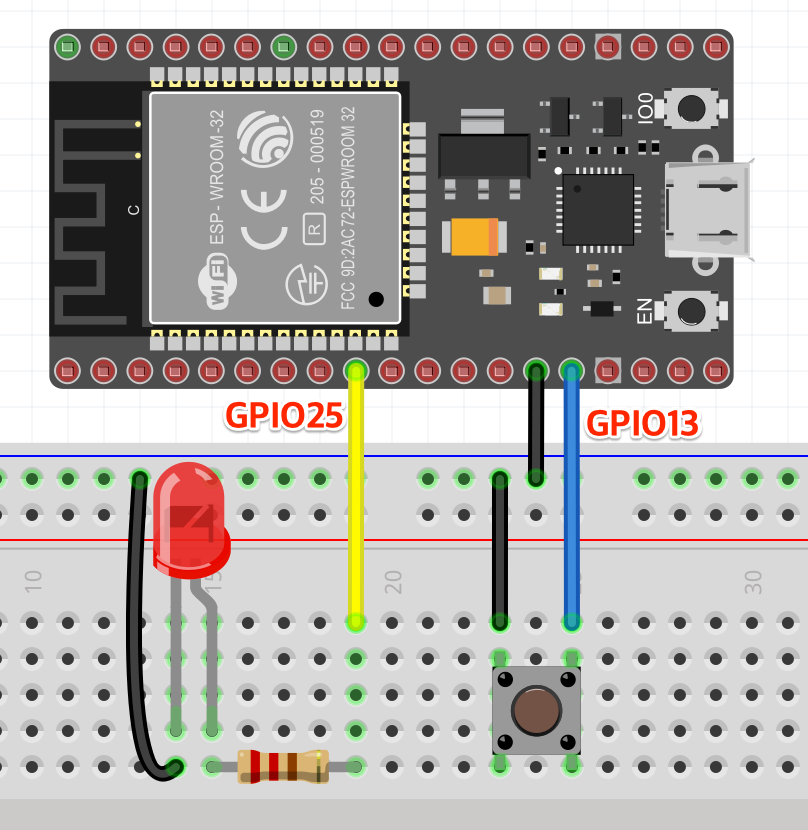 기술 여행자 Arsviator Esp32에서 인터럽트 사용하기