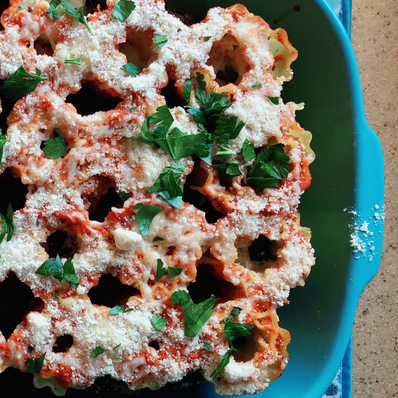 Tomato and Basil Lasagna Roll Ups