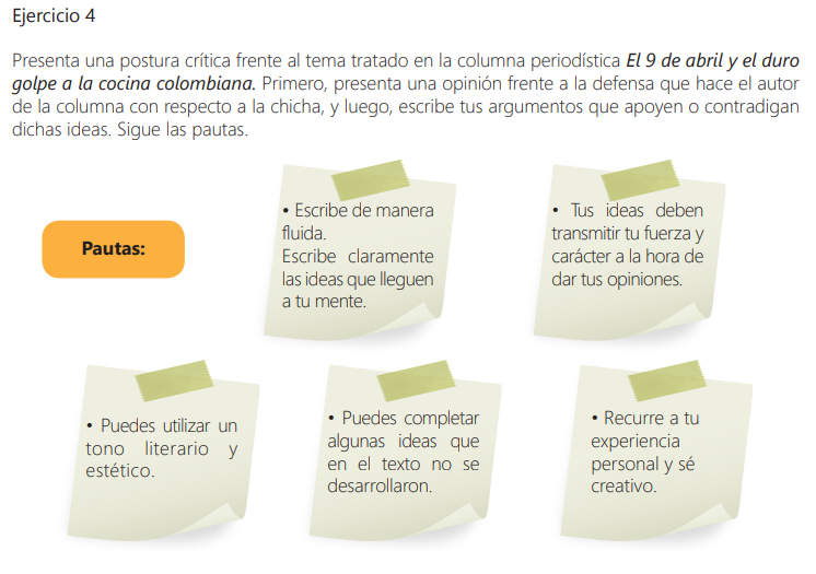 LA COLUMNA PERIODÍSTICA | CLASE 2 (GRADO 9°)