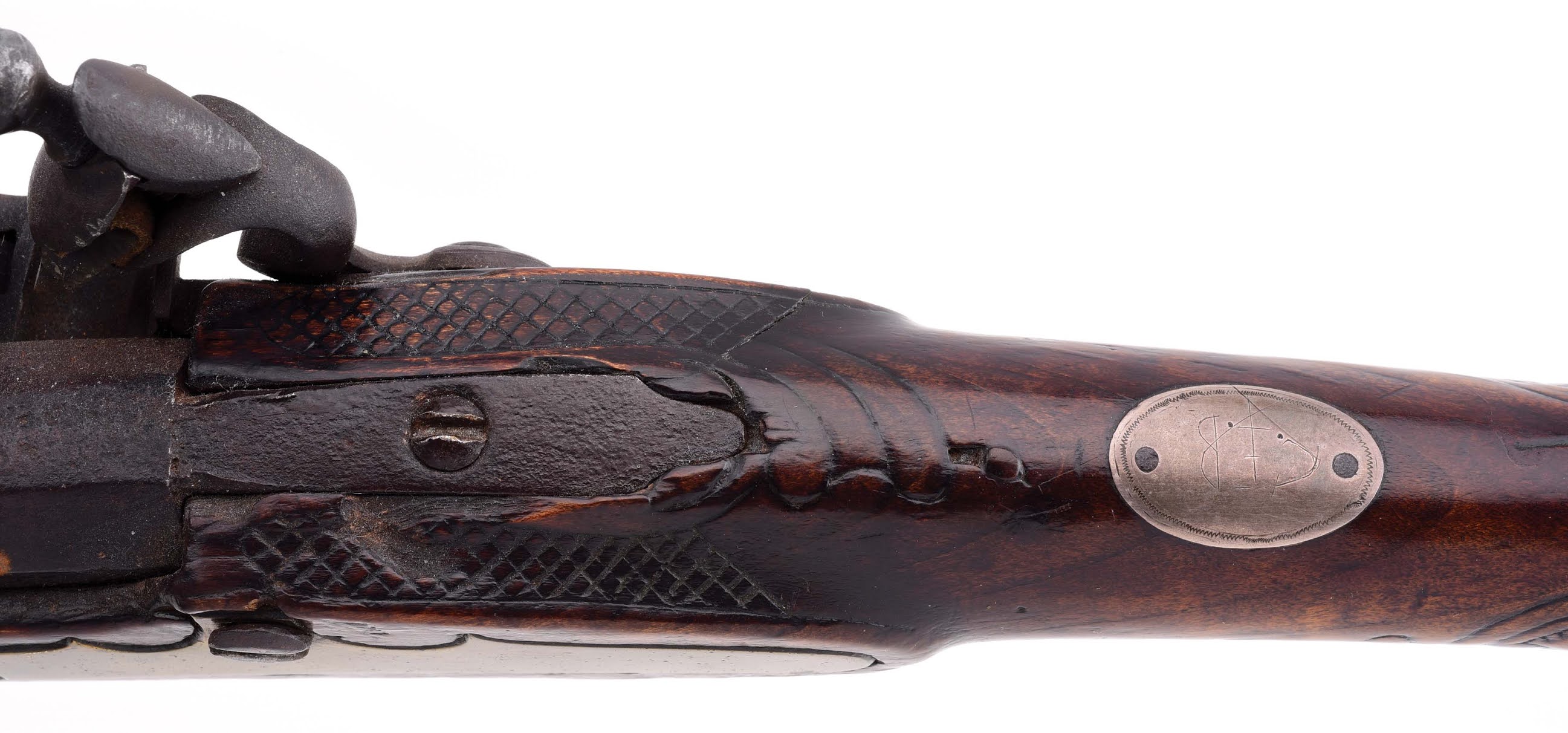 Contemporary Makers: INCISE CARVED FLINTLOCK FOLK ART KENTUCKY RIFLE ...