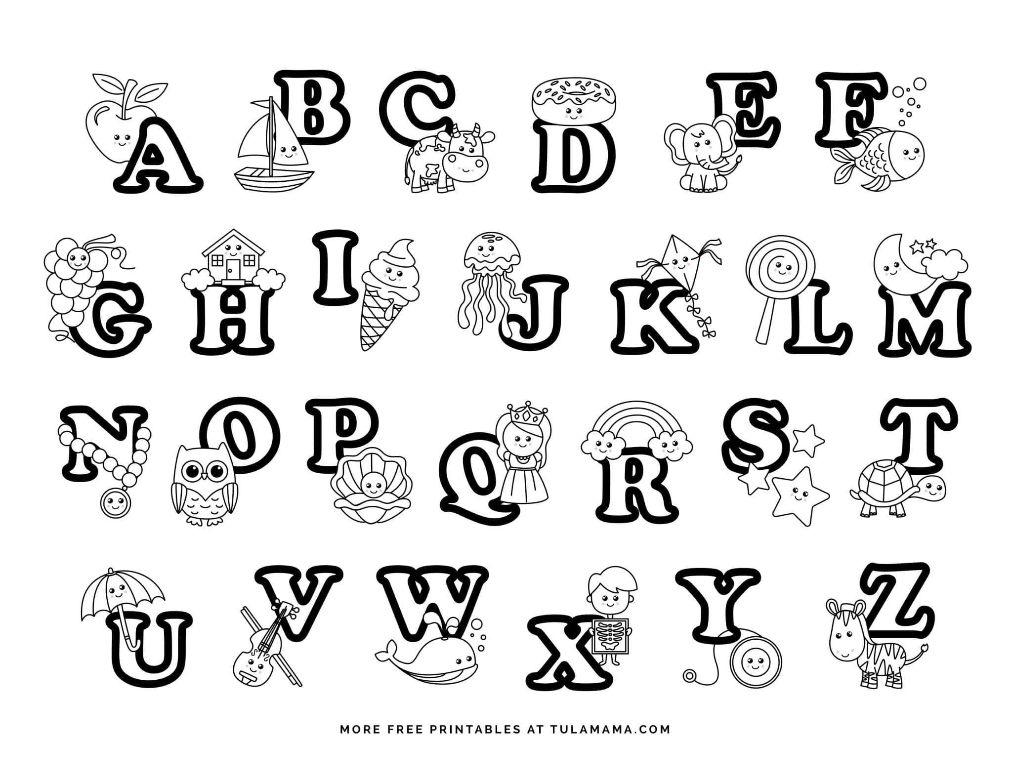 Abc Coloring Pages ~ Coloring Print