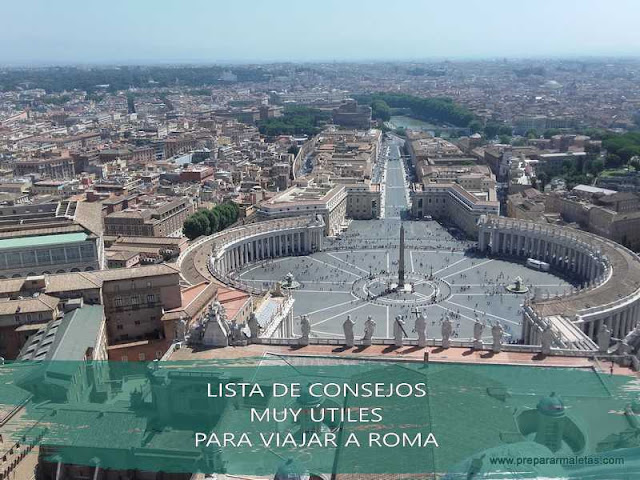 Lista de Consejos para Viajar a Roma
