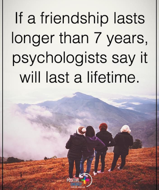 If a friendship lasts longer than 7 years, psychologists say it will ...