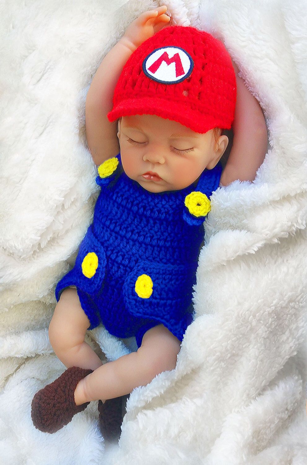 Crochet Baby Mario Hat Pattern - Ovie Media