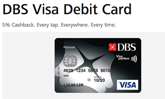 Credit / Debit Card Review: DBS Visa Debit Card
