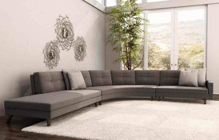 12 salas en color gris