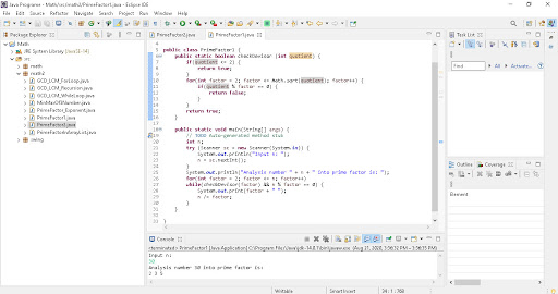 Prime Factor In Java (Warning This Is not "Simple") 😂😂😂