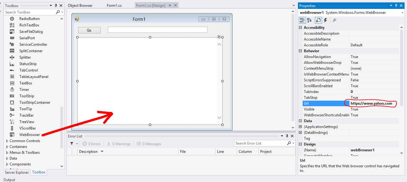 All Tech Viewer: .Net Framework Web Browser Class