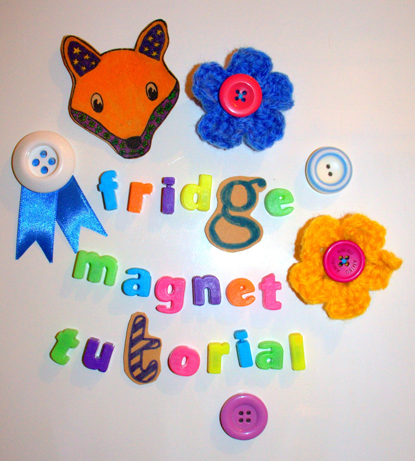 Hook, Line & Sink Her: Fridge Magnet Tutorial