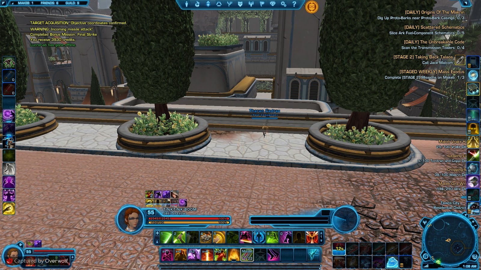 Michael's SWTOR Adventures: Final Strike Bonus Mission on Makeb