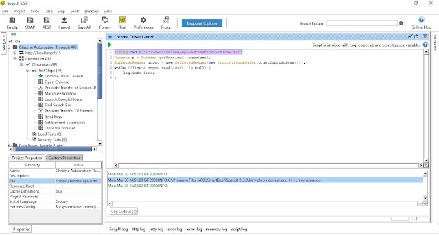 Report Generation in SoapUI using Extent Report