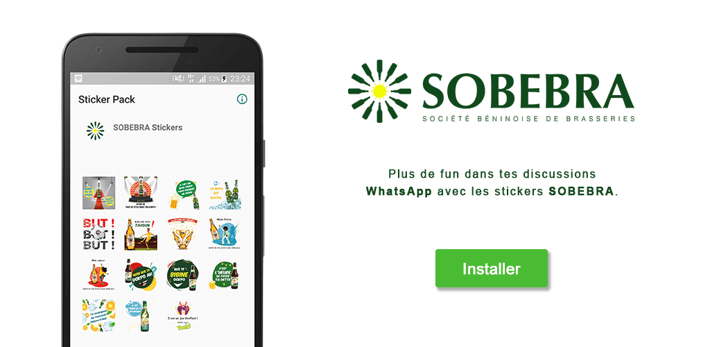 Application: SOBEBRA Stickers - Prince du Digital