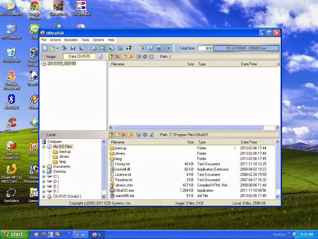 CARA MEMBUAT FILE ISO DENGAN ULTRAISO ~ Teknik komputer dan jaringan