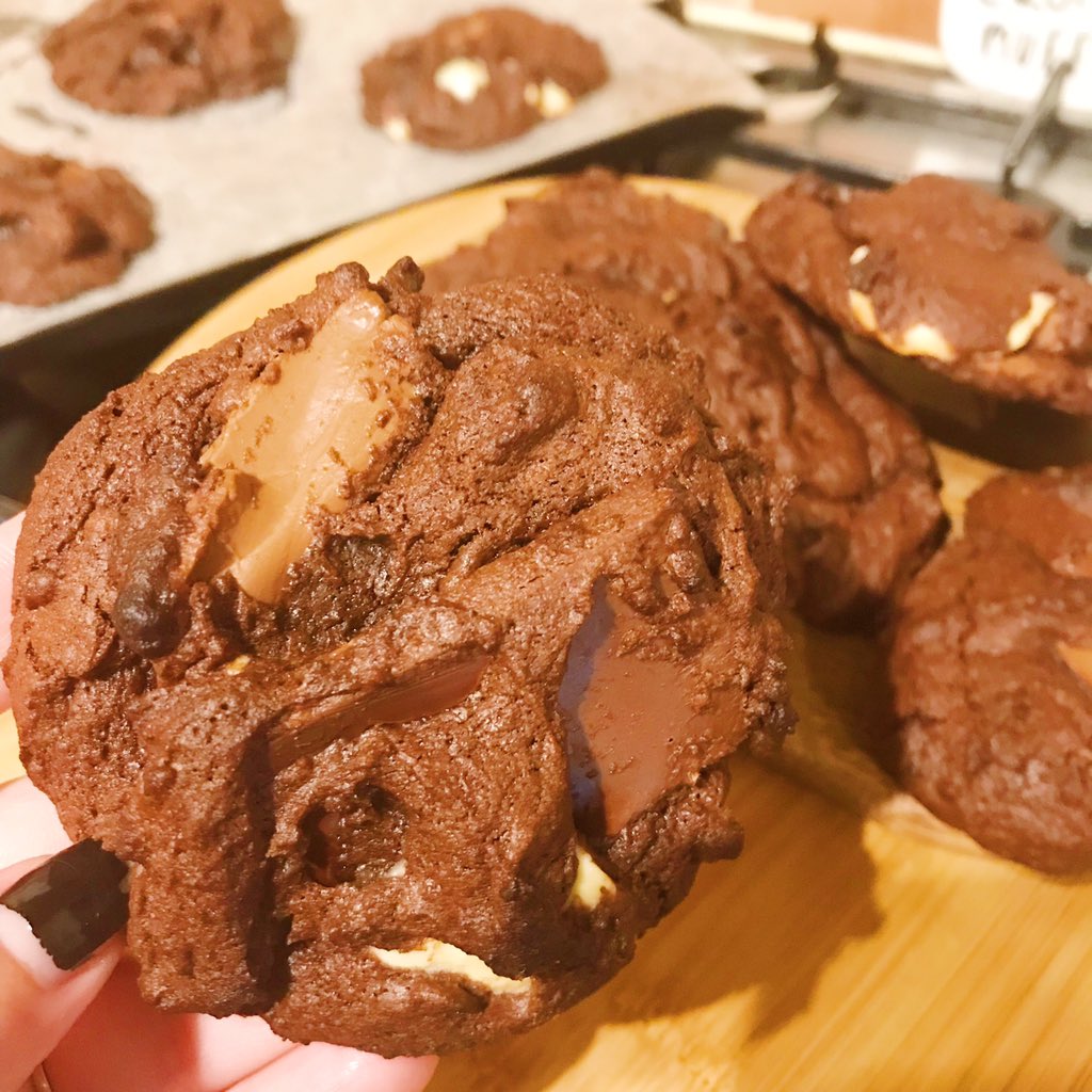 The BEST Triple Chocolate Cookies Recipe | Food and Other Loves