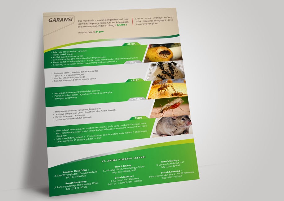 febby febrian: Arima Pest Control Brochure