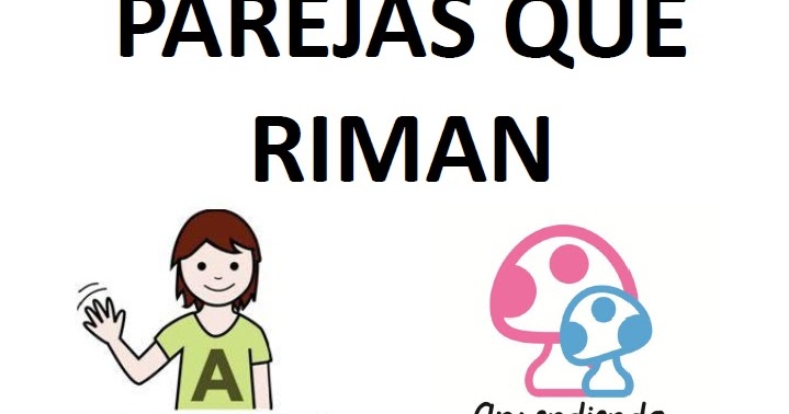 Aprendiendo a ser PT: Material palabras que riman