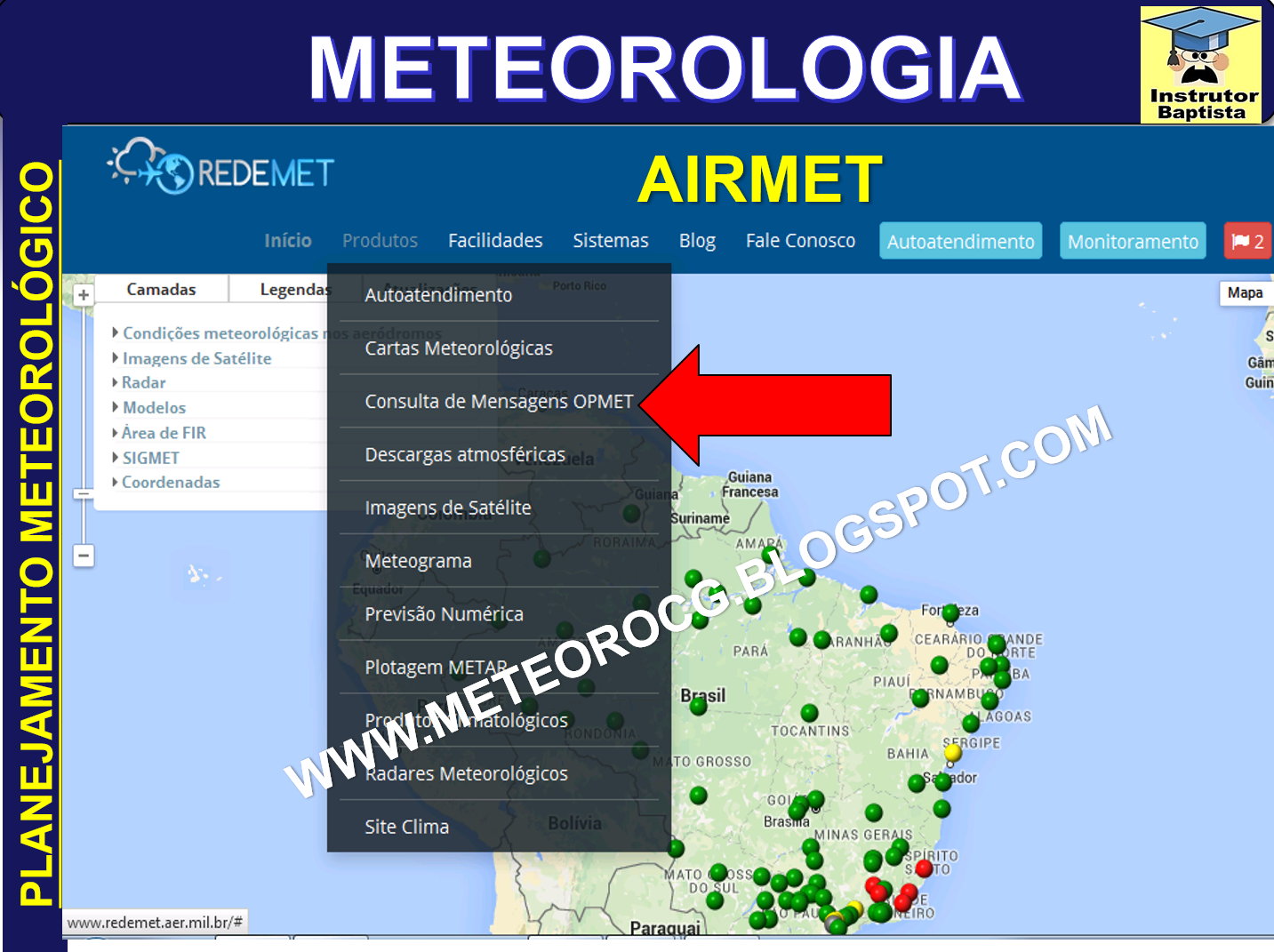 MeteoroCG: COMO ACESSAR CÓDIGO AIRMET - REDEMET