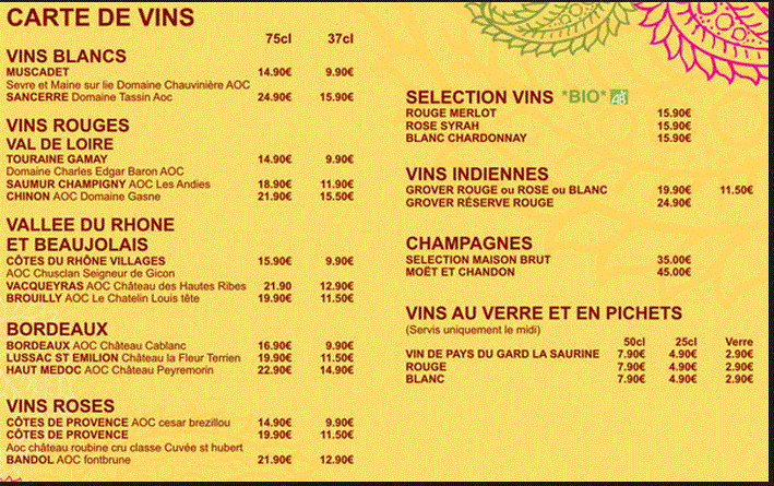 Au restaurant du FLE: 6 - Le chef cuisinier propose un menu